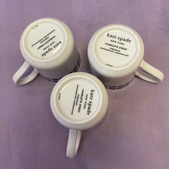 kate spade | Dining | Kate Spade New York Espresso Cups And Saucers 4 ...